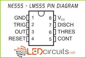 555 OSCILLATOR - LEDcircuits.net - Hobby DIY Electronics Projects